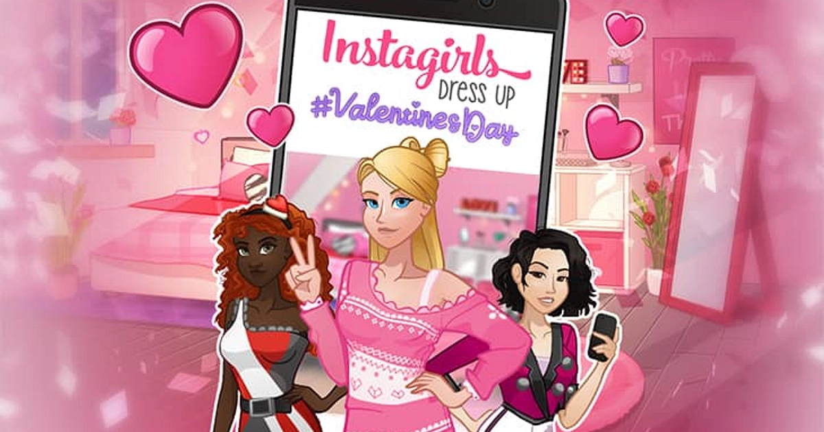 Instagirls Valentines Dress Up - Juego Online Gratis | MisJuegos