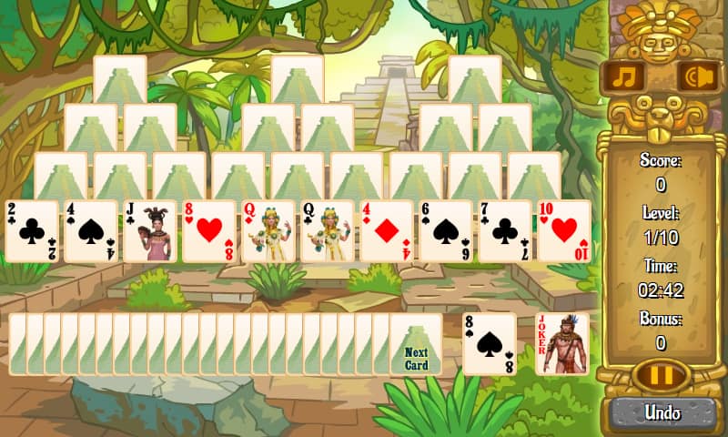 Inca Pyramid Solitaire - Juego Online Gratis | MisJuegos