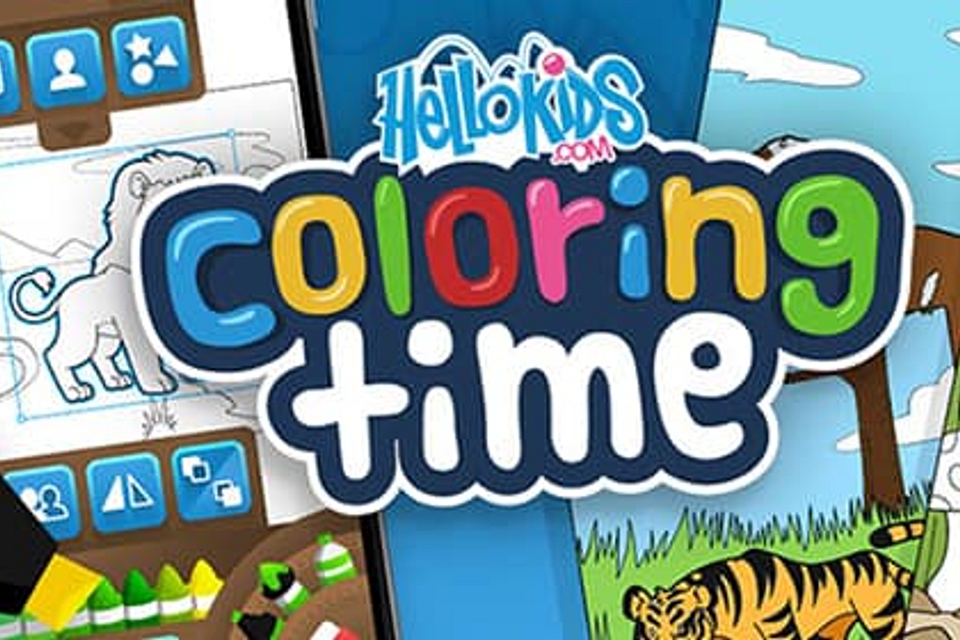 HelloKids Coloring Time - Juego Online Gratis | MisJuegos