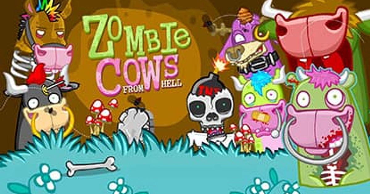 Zombie Cows - Juego Online Gratis | MisJuegos