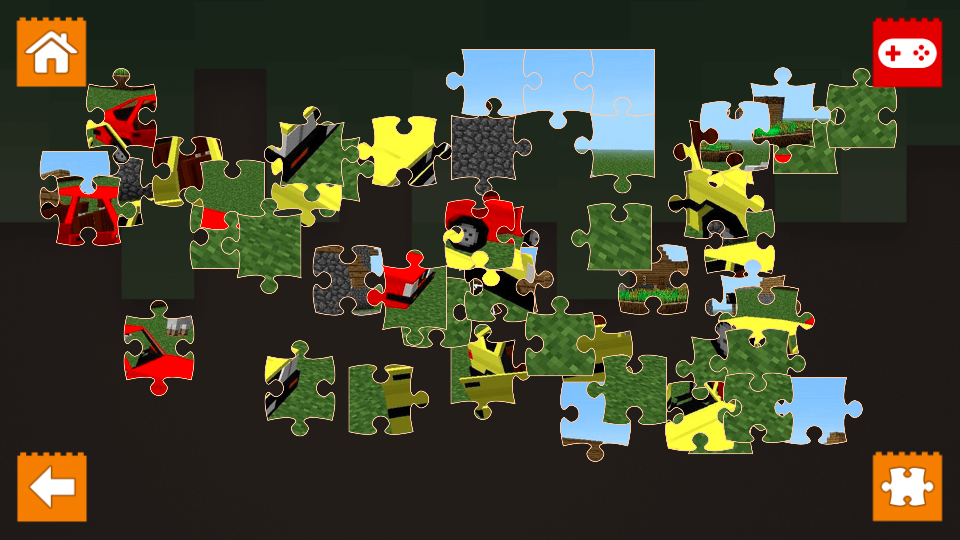 Blockcraft Cars Jigsaw - Juego Online Gratis | MisJuegos