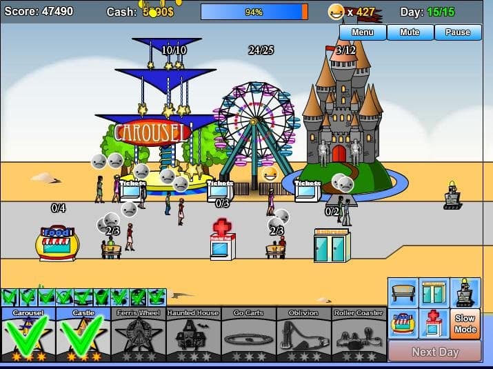 Amuse Park - Juego Online Gratis | MisJuegos