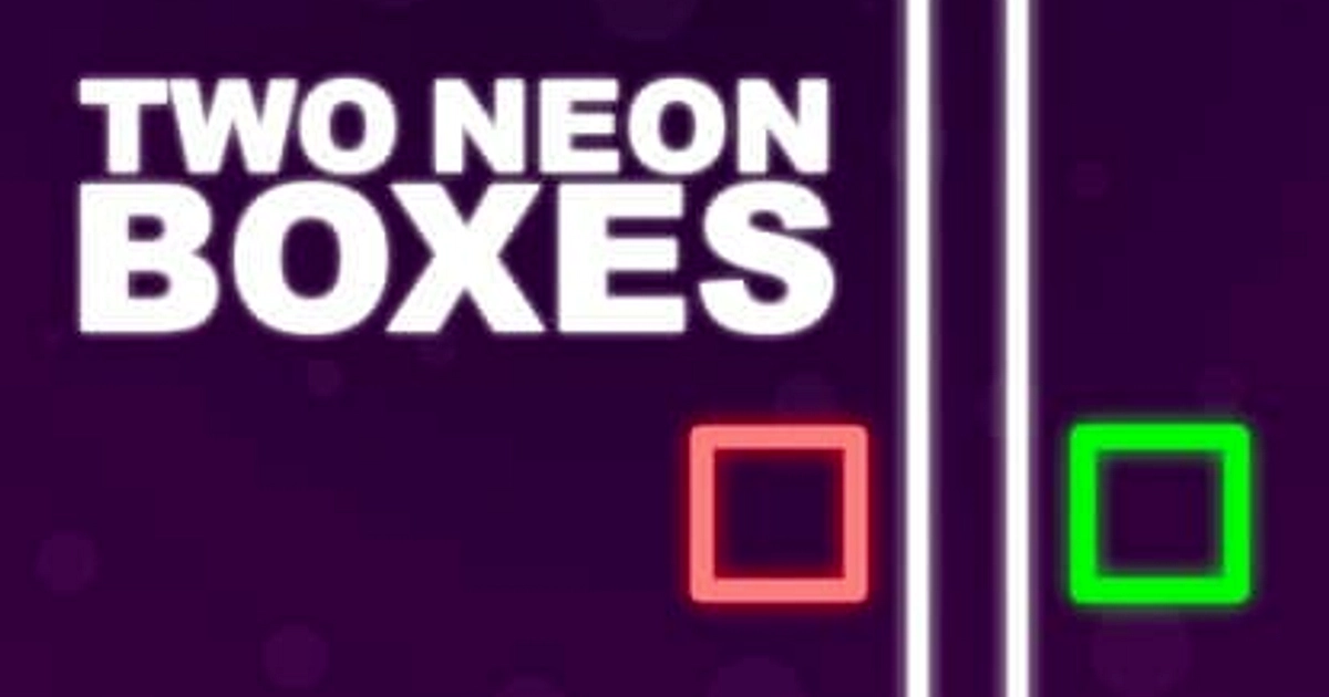 Two Neon Boxes - Juego Online Gratis | MisJuegos
