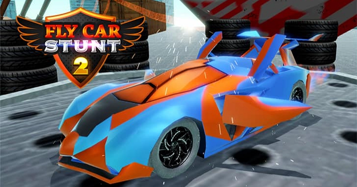 Fly Car Stunt 2 - Juego Online Gratis | MisJuegos