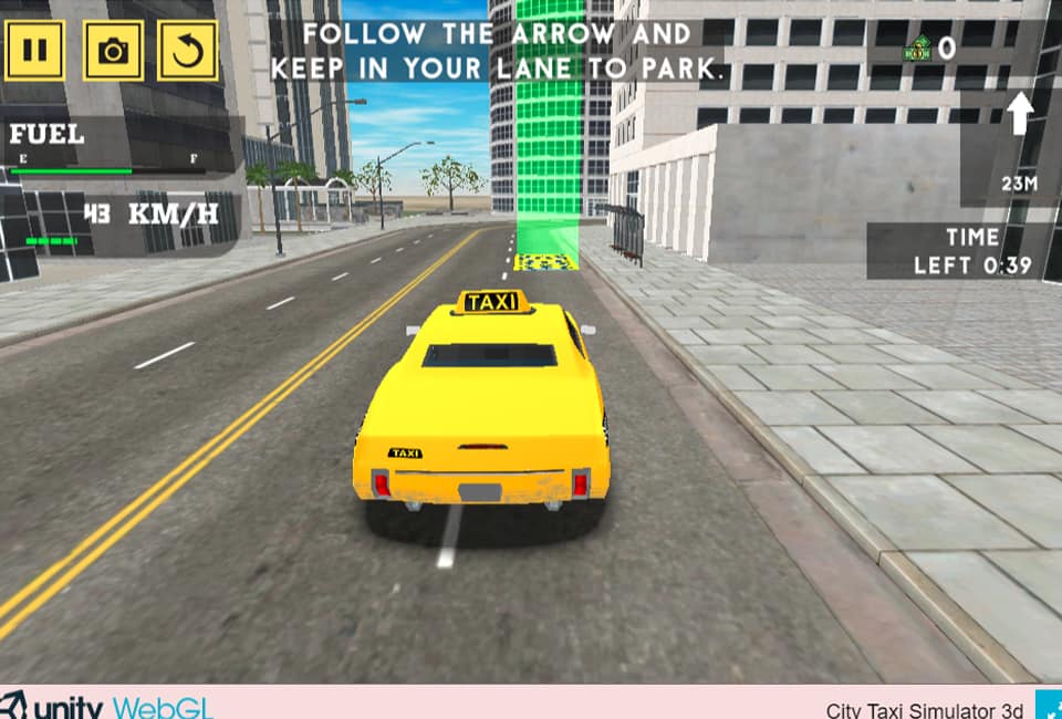 City Taxi Simulator 3D - Juego Online Gratis | MisJuegos