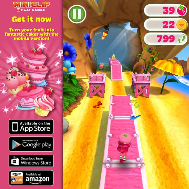 Strawberry Shortcake: Berry Rush - Juego Online Gratis | MisJuegos