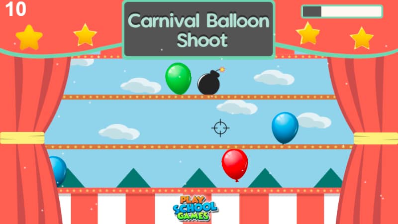 Carnival Balloon Shoot - Juego Online Gratis | MisJuegos