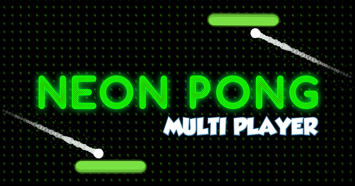 Neon Pong Multiplayer - Juego Online Gratis | MisJuegos