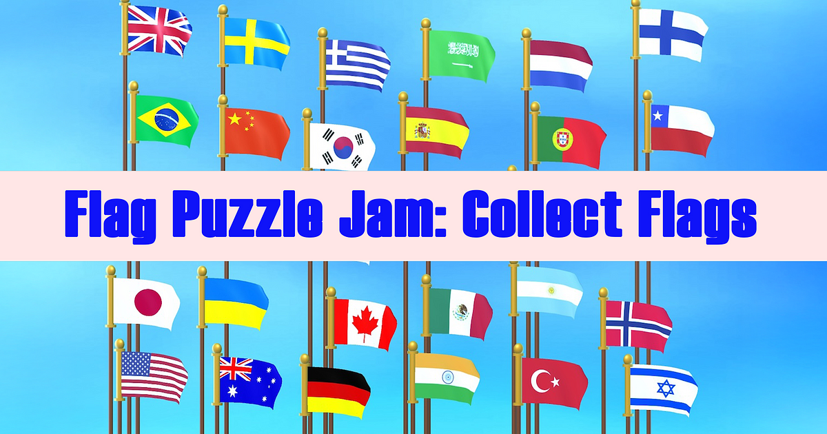 Flag Puzzle Jam: Collect Flags - Juego Online Gratis | MisJuegos